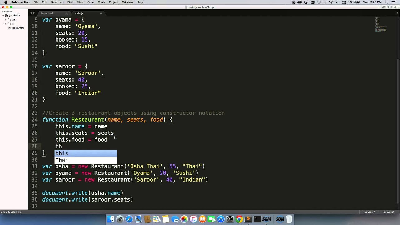 Adding a new property to literal and constructor objects