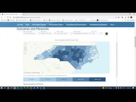 Introduction to the North Carolina Environmental Health Data Dashboard