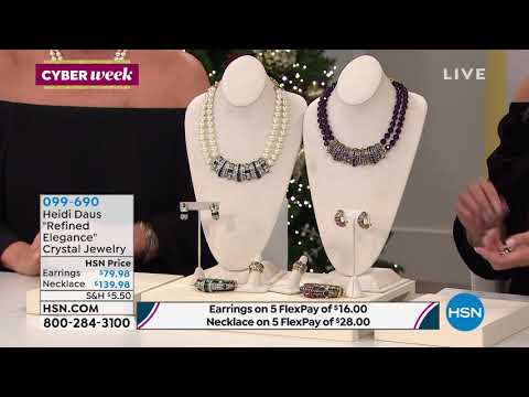 Heidi Daus "Refined Elegance" 2Strand Crystal Drop Neckl...