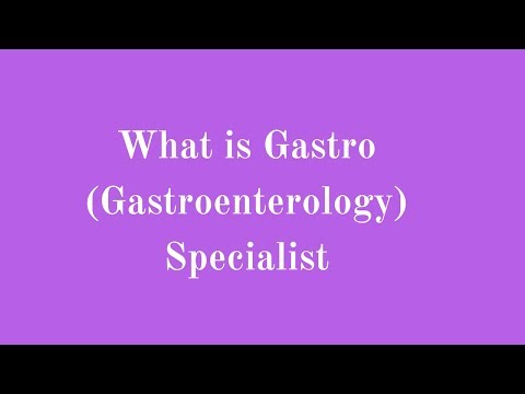 What is Gastro (Gastroenterology) Specialist (Tamil ) - The Gastro Specialist