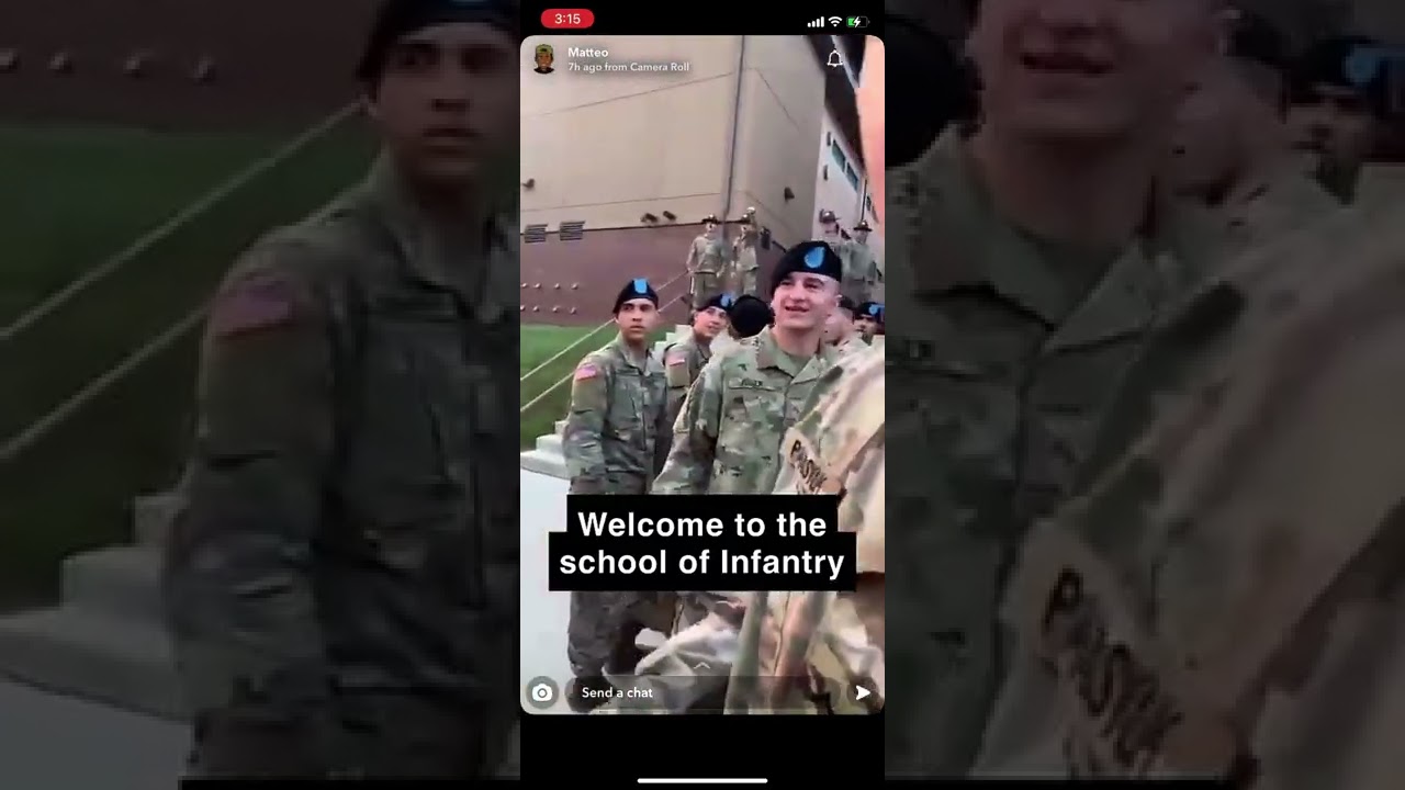 Army private gets grilled on family day by drill sgts