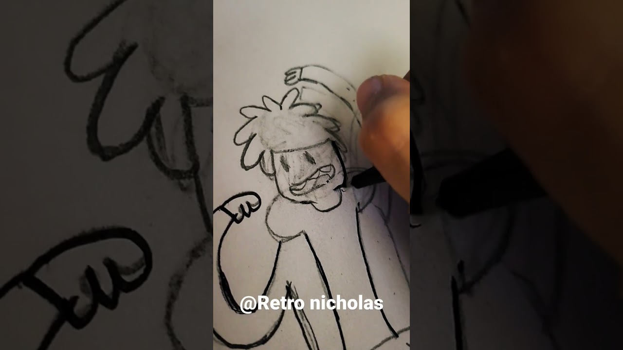 Drawing Rappers As Popular Cartoons! Wich Rapper Should I do Next? #shorts