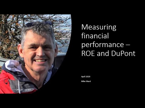 Measuring performance - ROE and DuPont