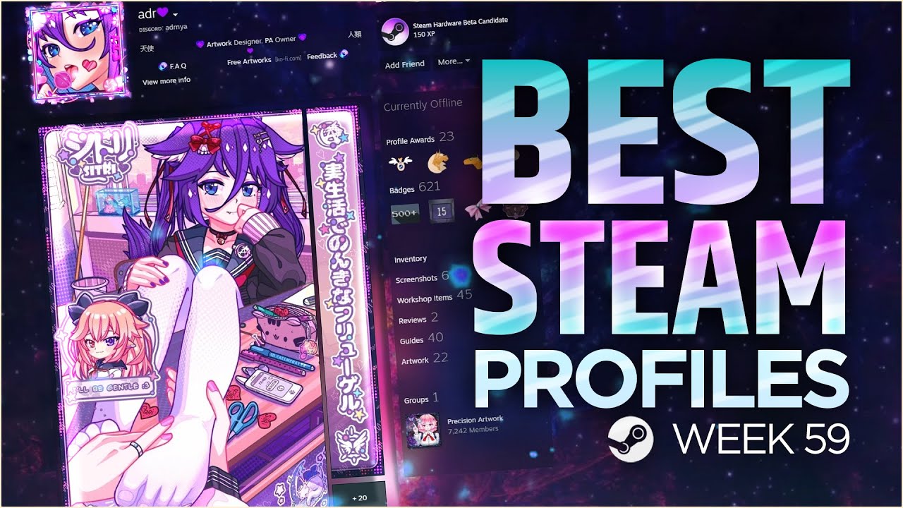 TOP 5 BEST STEAM PROFILES OF THE WEEK | #59