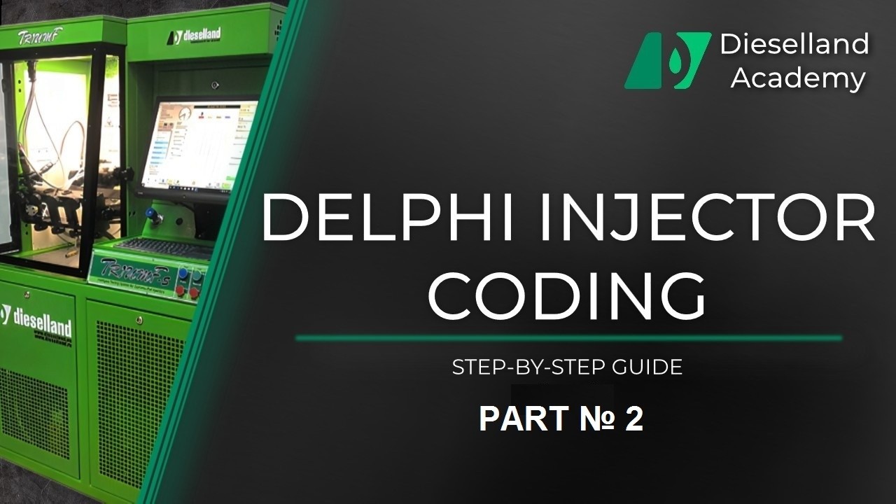 Part 2. DIESELLAND ACADEMY|Delphi injector coding guide on the DL TriumF test bench.