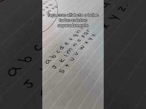 COMO TER UMA LETRA LINDA EM 3 passos #estudos #study #letra