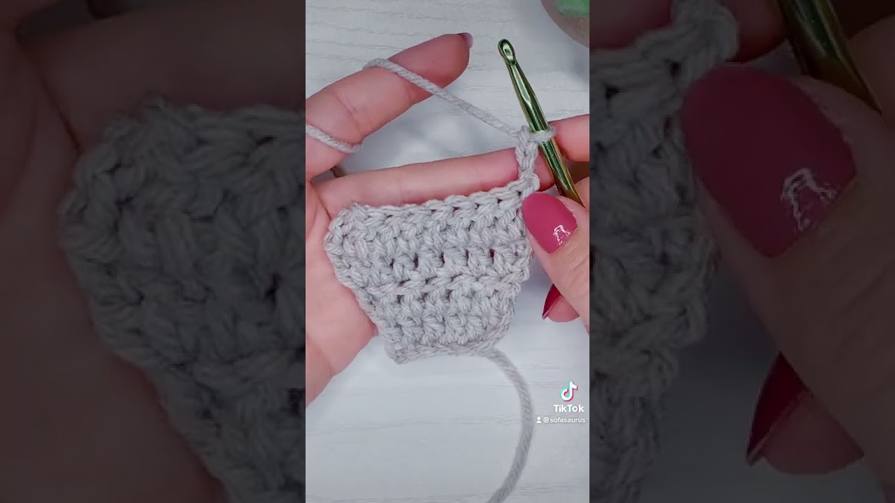 How to Increase and Decrease Double Crochet