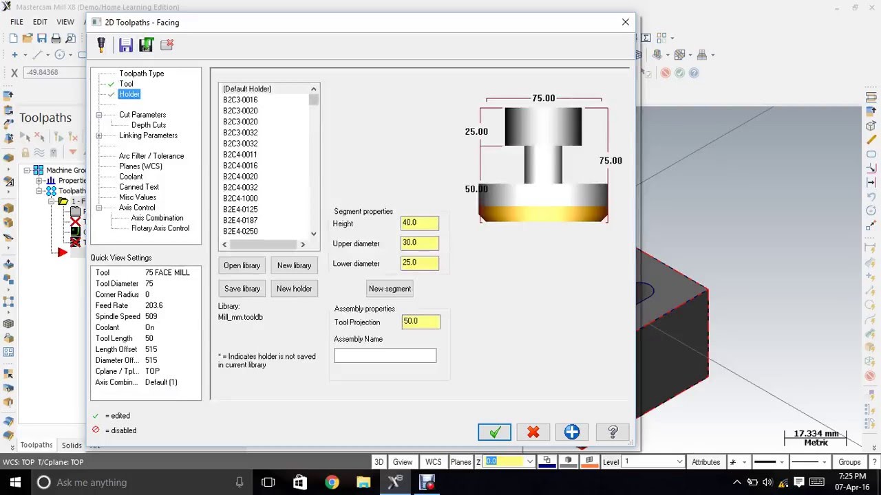 Learn Mastercam In Six Miniute