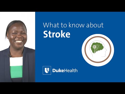 What to Know About Stroke | Duke Health