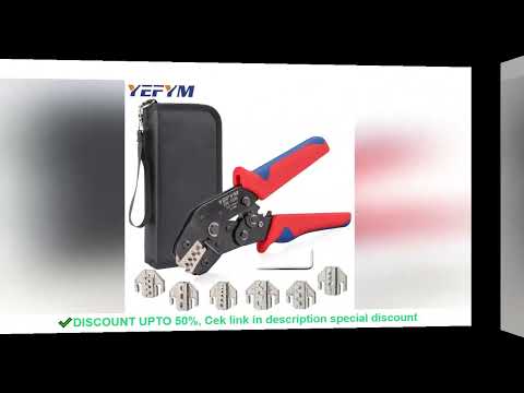DEAL Ratcheting Crimping Tool 9 PCS Set For Dupont JST MOLEX Open Barrel,Non-Insulated,Terminals But
