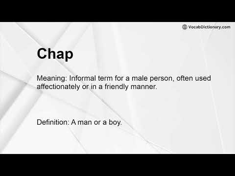 Chap Meaning