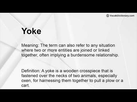 Yoke Meaning