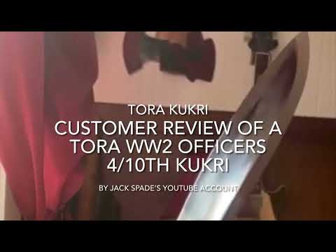A review of Tora’s WW2 Officers 4/10th Kukri by Jack Spade on his Y/T account 👍