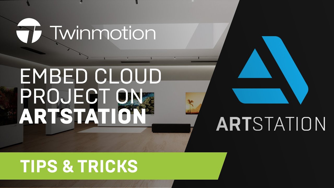Embed a Twinmotion Cloud project on ArtStation