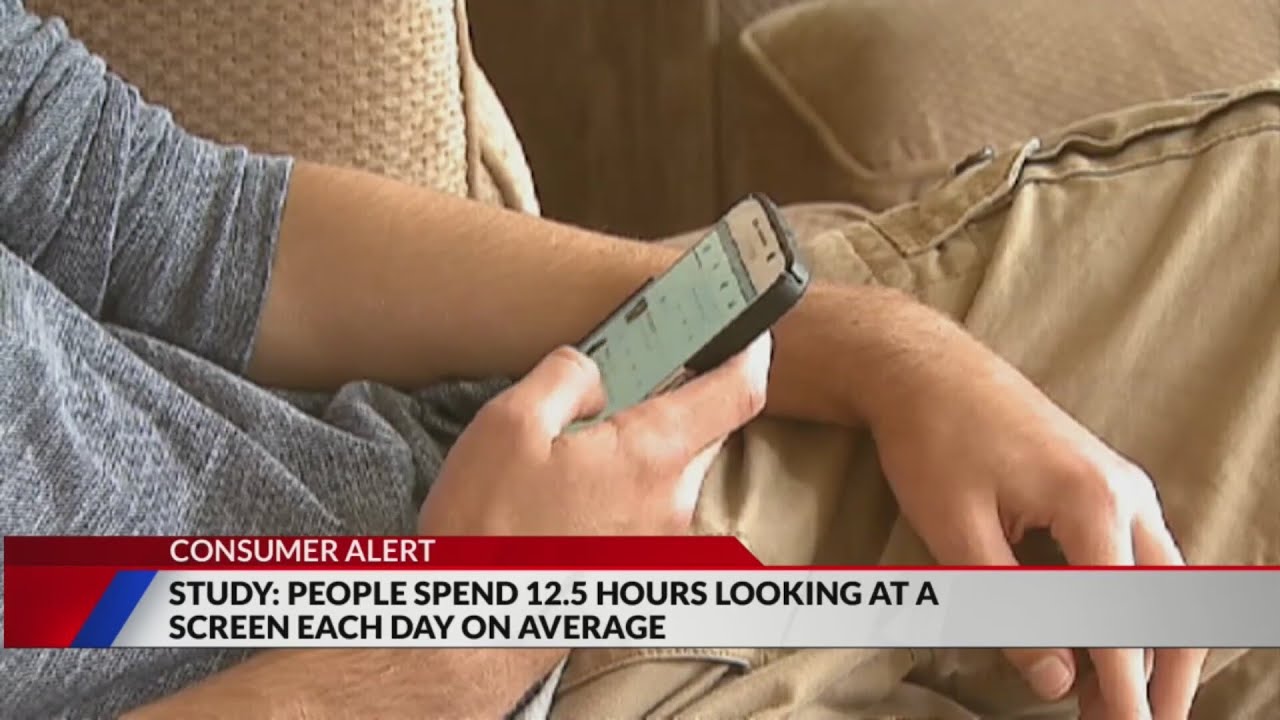 Study reveals average daily screen time