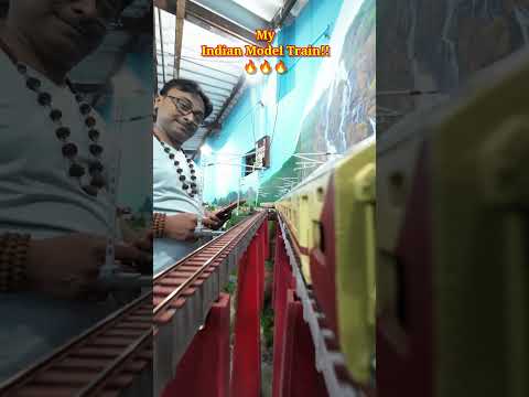 Indian Railways WAP-7 Model & ICF Coach Model | train video #shorts #indianrailways #trainvideo