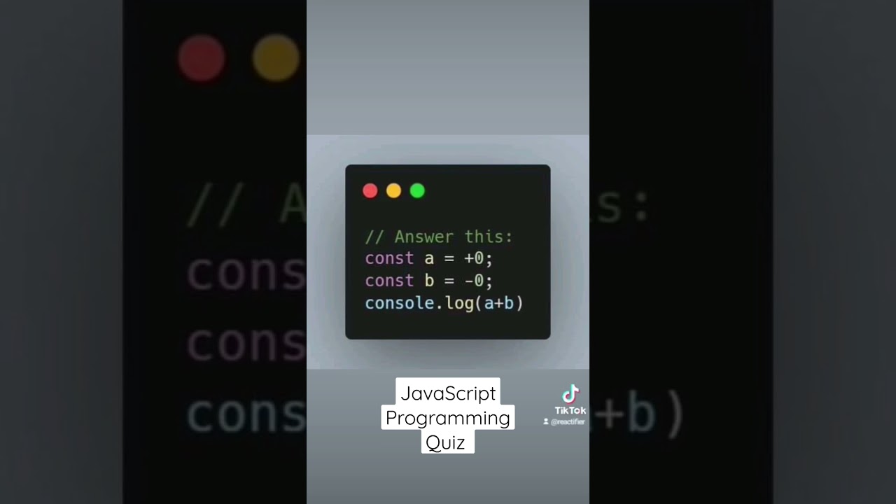 JavaScript Programming Quiz #code #coding #css #developer #html #java #javascript #programmer