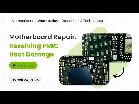 Repairing PMIC Heat Damage on a Motherboard | Step-by-Step Guide