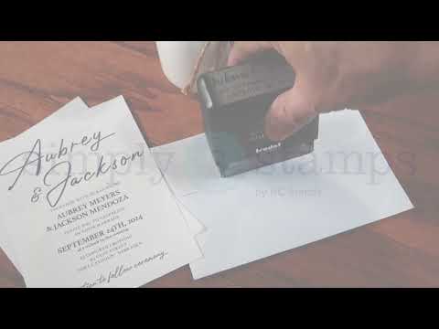 Address stamp from Simply Stamps