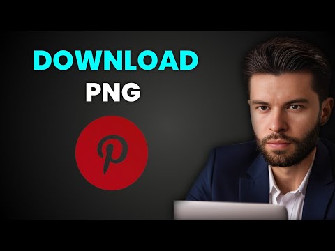 How to download png on Pinterest