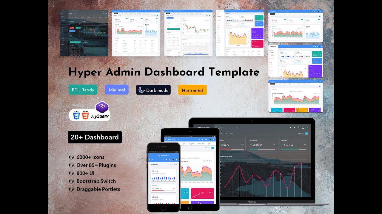 Responsive Bootstrap Admin Dashboard Template Web Apps – Hyper