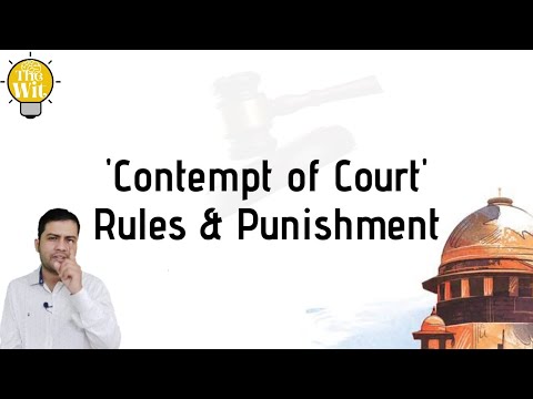 Contempt of Court | Explained With Simple Illustration