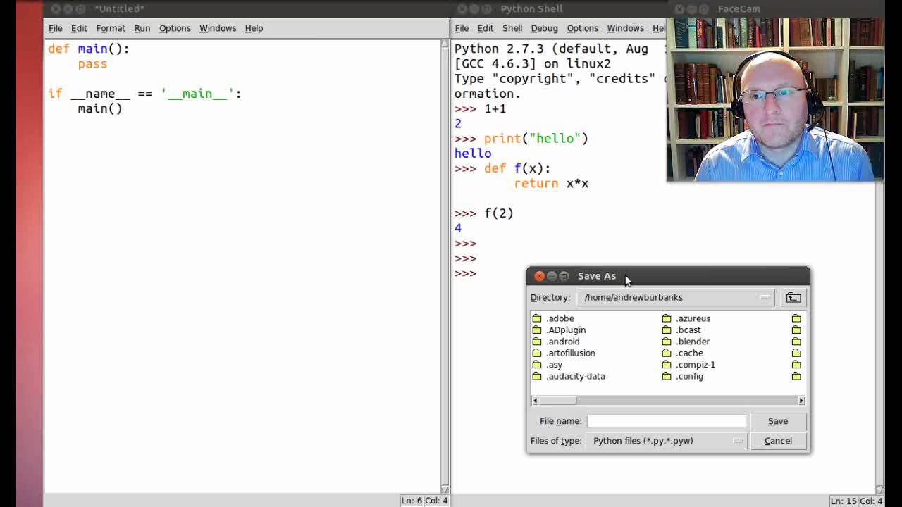 Python - A first introduction to the Python IDLE Interface