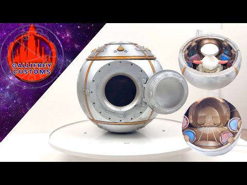 Doctor Who Meep Escape Pod 3D Model Custom Figure Showcase