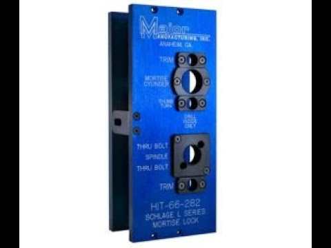 Major HIT 66 282 Template for Schlage L Series Mortise Lock