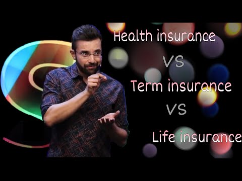 Life insurance vs term insurance vs health insurance by Sandeep maheshwari