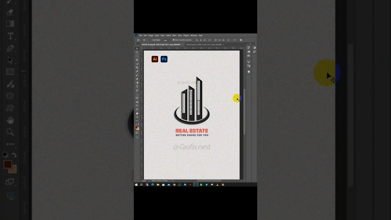 Real Estate Logo Design | Adobe Illustrator & Photoshop