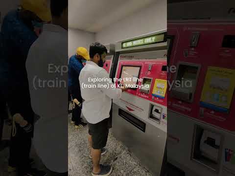 LRT, MRT, KMT train lines in KL, Malaysia