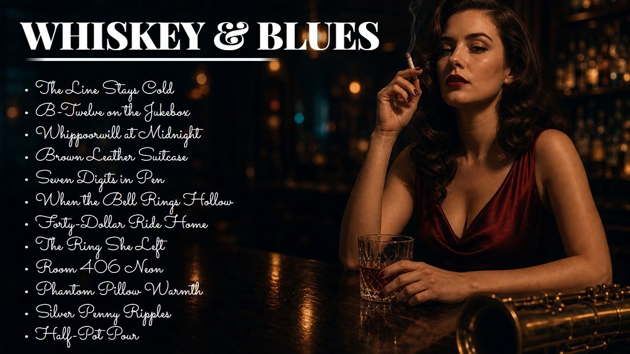 Half-Shadow Whiskey Blues 🥃 Slow Deep Blues for Late Night Booths & Lonely Hearts