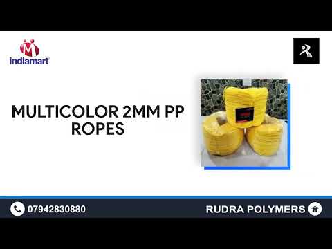 Polypropylene Rope - Poly Rope Latest Price, Manufacturers & Suppliers