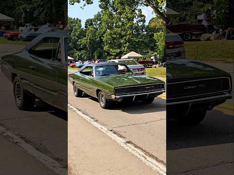 1968 Dodge Charger R/T Classic Car Drive By Engine Sound Cruisin' Hines 2024