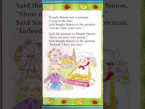 [Nursery rhymes] 8. Simple Simon met a piyman