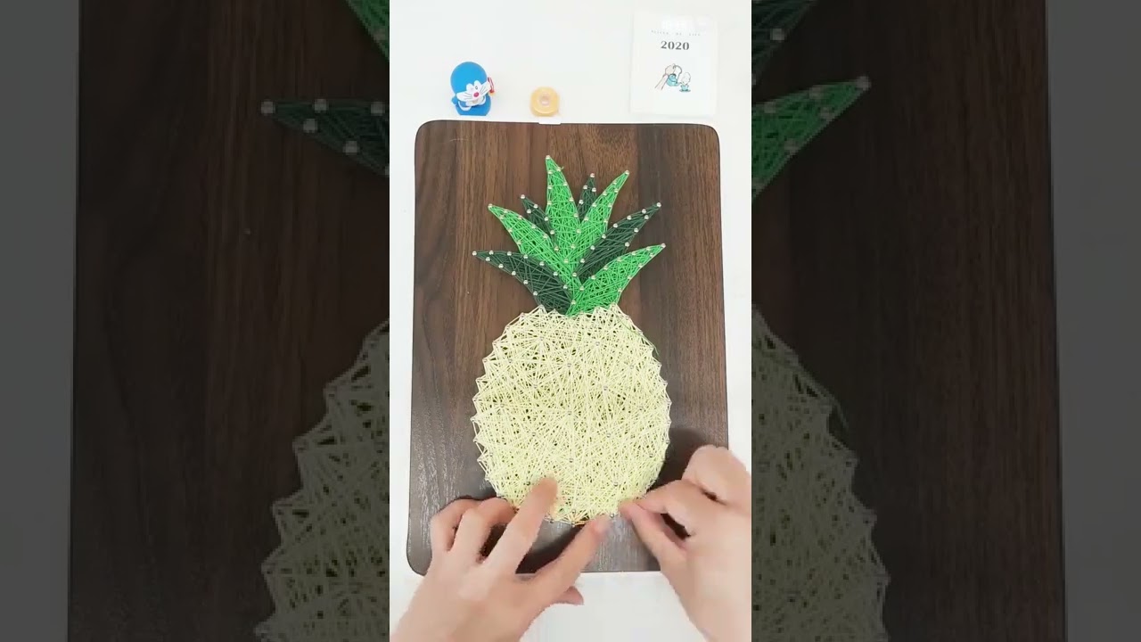 DIY String Art Pineapple Tutorial