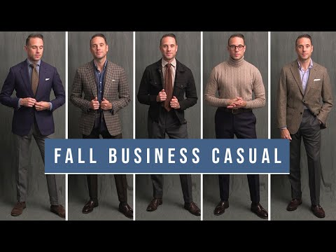 5 Stylish Business Casual Outfits For Fall | Men's Smart Casual Outfit Ideas