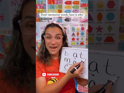 Blend words using the letter “a”sound as the middle sound - preschool lesson #toddlertime #shorts