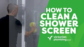 Victorian Plumbing How to Clean a Shower Screen advert Commercial ad uk