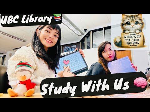 11 Hours Study With Me For Exams | UBC Library | Real-Time Productivity | Pomodoro Timer 60/10ðŸ§
