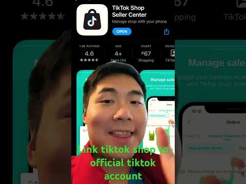 Link your tiktok shop to official tiktok account
