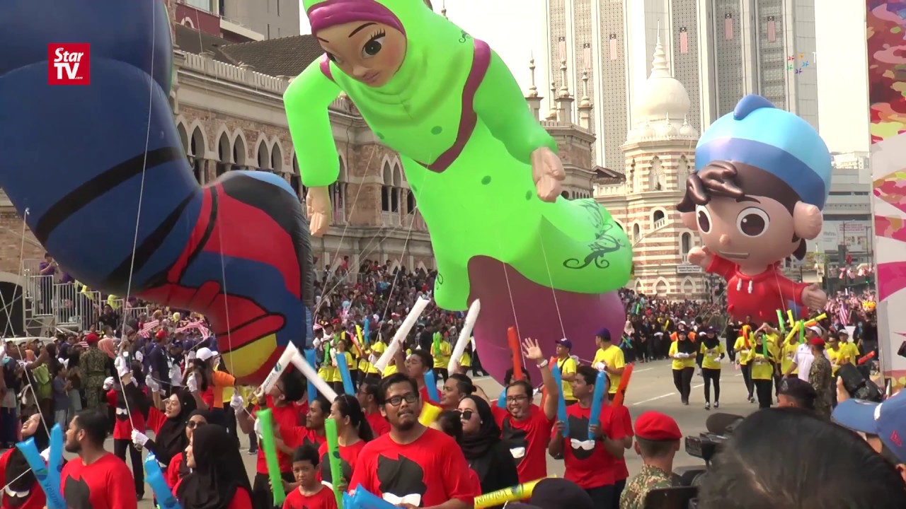 National Day parade ushers in 60th anniversary of Malaysia's independence