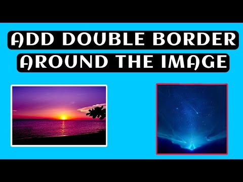 Add Border Around The Image Using Css in VS code #shorts