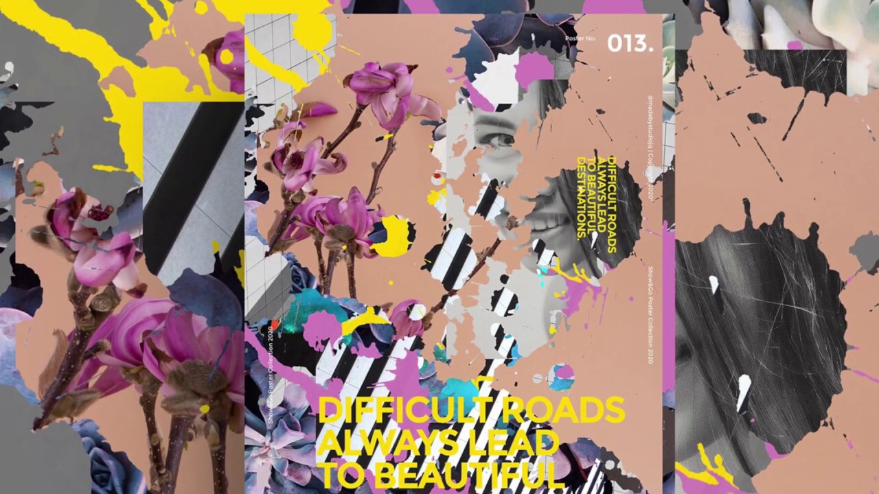 Show&Go2020™ | January 2020 Poster Design. Adobe Photoshop Adobe Indesign Adobe Illustrator