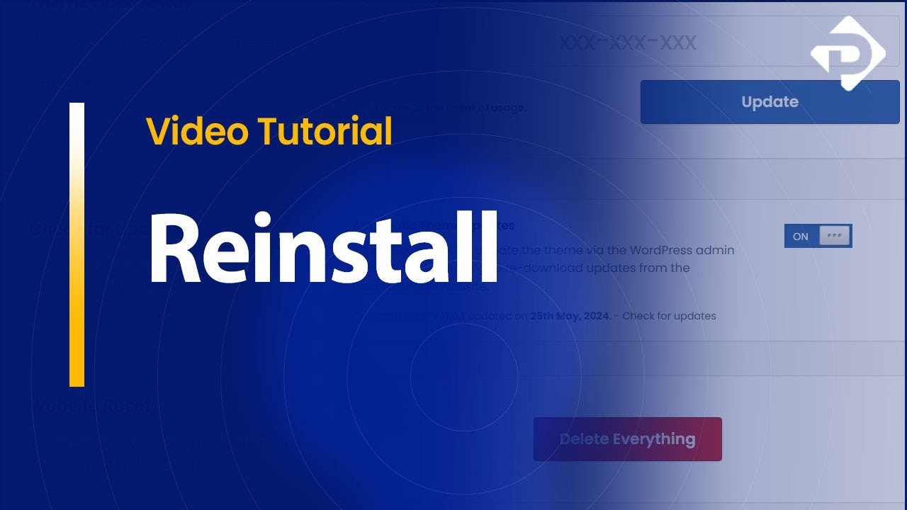 Theme Reinstall