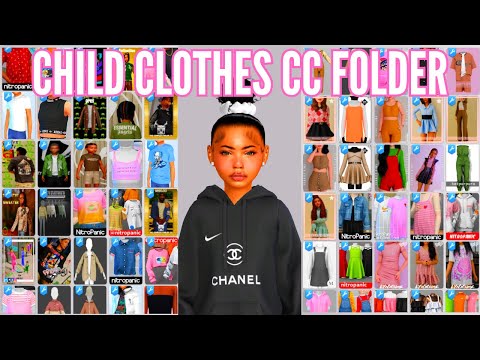 ‼️The Sims 4 Child Clothes CC Folder‼️ | Tops, Bottoms, and Fullbody