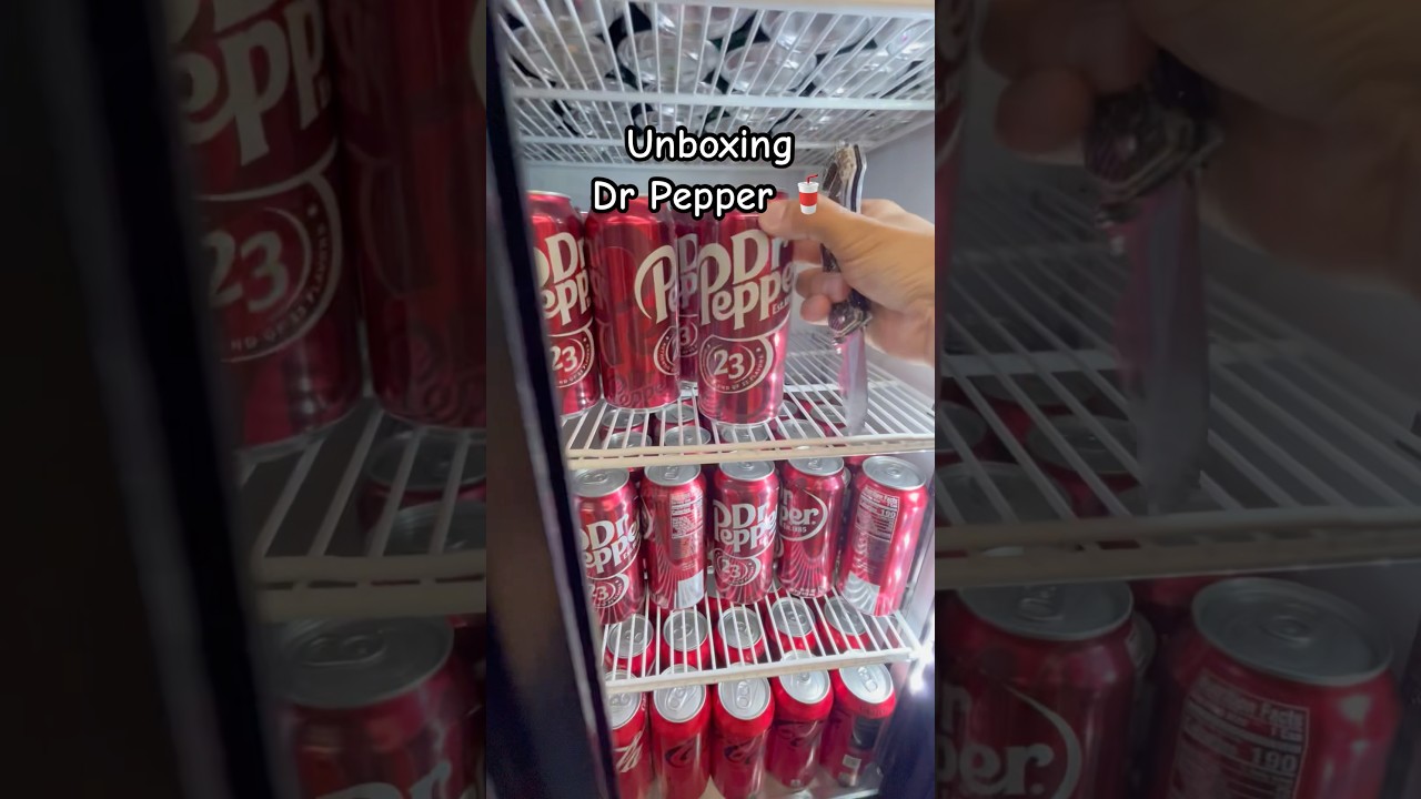 Unboxing Dr Pepper 🥤
