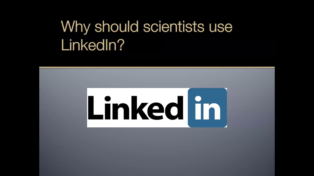 LinkedIn for Scientists Workshop 10/2021
