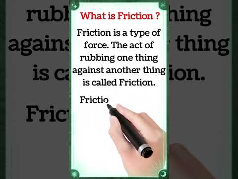 Easy Definition of Friction | What is Friction | Friction Definition | Friction | Physics